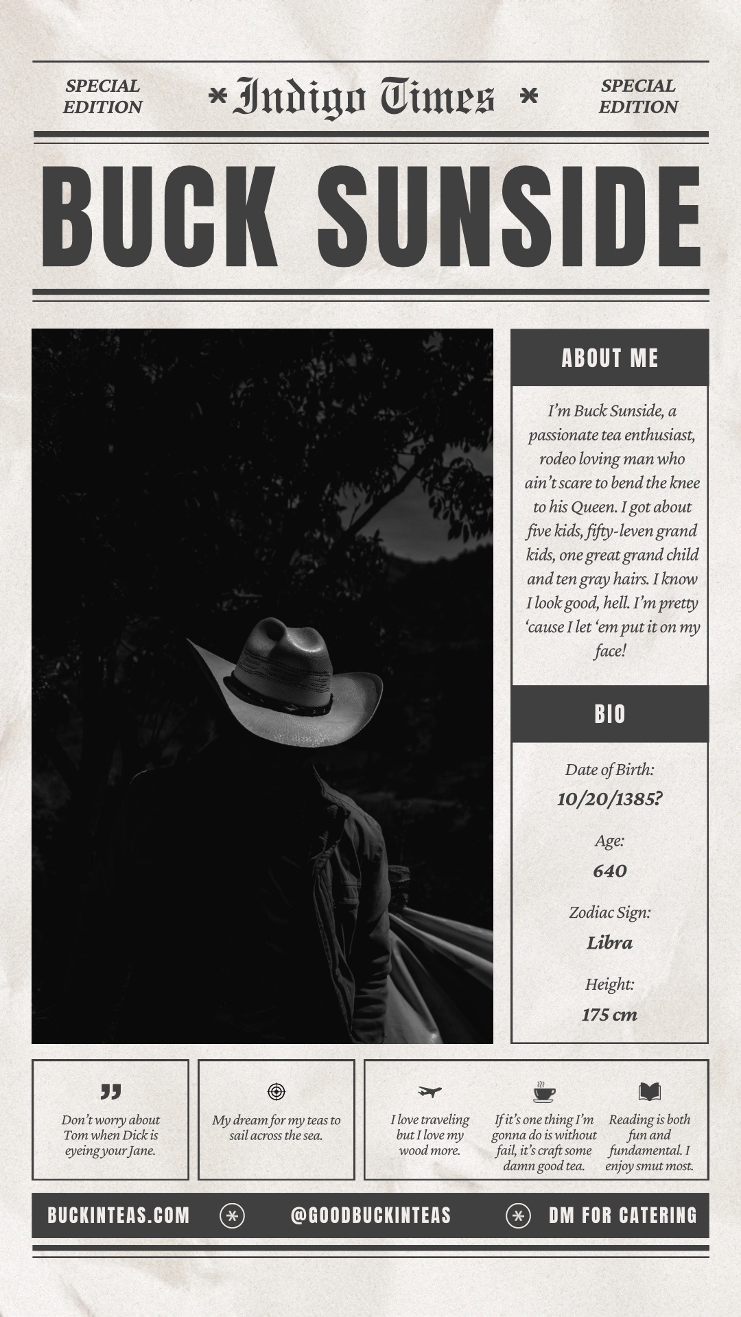 Indigo Times Spotlight – J. T. Frost